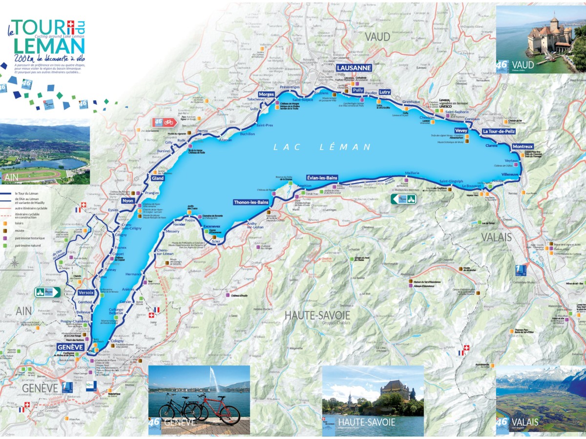 Tour du Léman à vélo – CONSEIL DU LEMAN